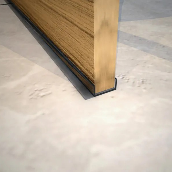 Shop High Quality 1m Long PVC Plinth Sealing Strip MDF Kickboard Panel