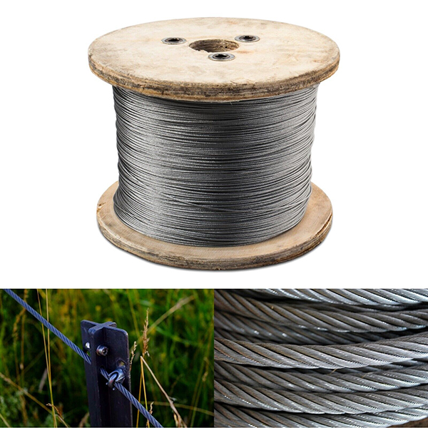 Buy Best Quality 20m Long Galvanized steel cable is commonly referred ...