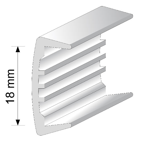 Buy Good Quality PVC U Section Melamine Furniture Plastic Edge Trim