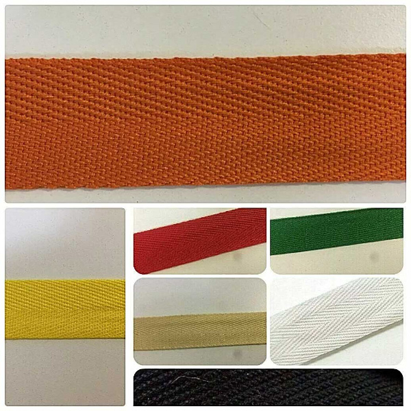 Shop High Quality 1m Herringbone Acrylic Twill Cotton Blend Binding ...