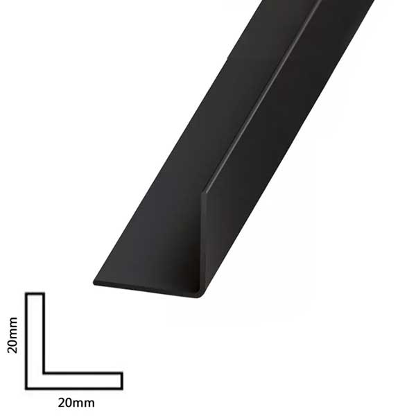 Buy Good Quality 1m Plastic Corner Trim PVC Angle Cover Strip Rigid 90 ...
