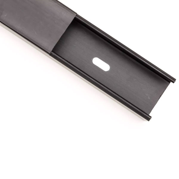 Buy Premium Quality 1m PVC Conduit Black Electrical Cable Trunking Wire ...