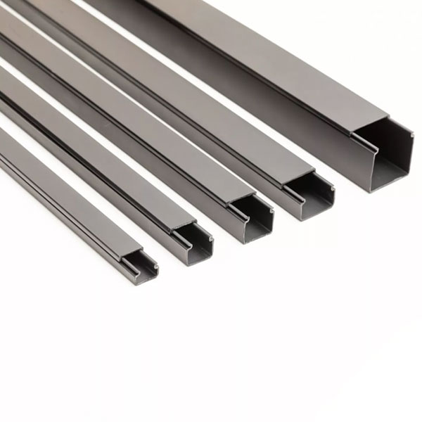 Buy Premium Quality 1m PVC Conduit Black Electrical Cable Trunking Wire ...