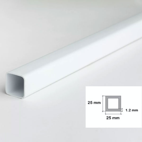 Shop Good Quality 2.5m Plastic Square Tubes, Square PVC Pipe & PVC Box ...