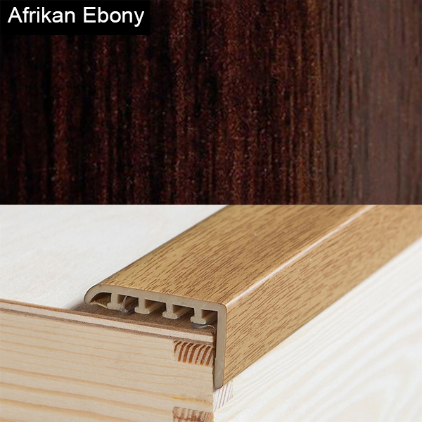 Shop Good Quality 20mm UPVC Wood Effect Stair Edge Nosing