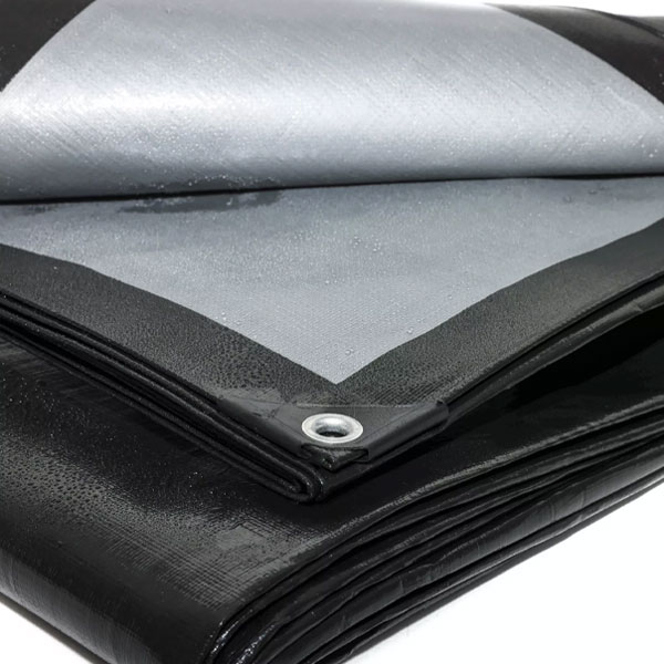 Shop Good Quality 240 GSM Waterproof Heavy Duty Black Tarpaulin ...