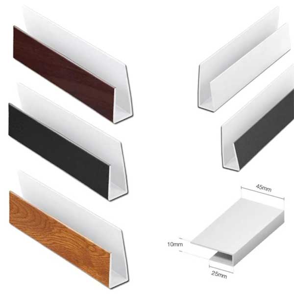 Shop Best Quality 2m Long Soffit Edge PVC Board J Trim Cladding Starter ...
