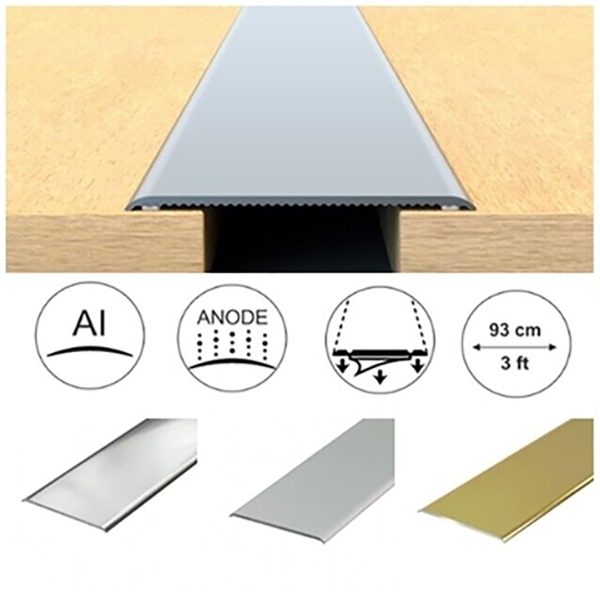 Shop Premium Quality Anodised Aluminium Door Floor Bar Edge Trim ...