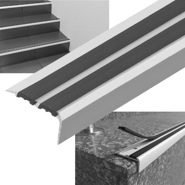 Buy Top Quality 0.9m Aluminium Stair Edge Nosing Trim Step Edging Strip ...