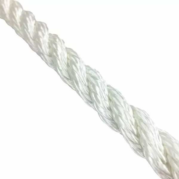Buy Good Quality White Nylon 3 Strand Rope Mooring & Anchoring