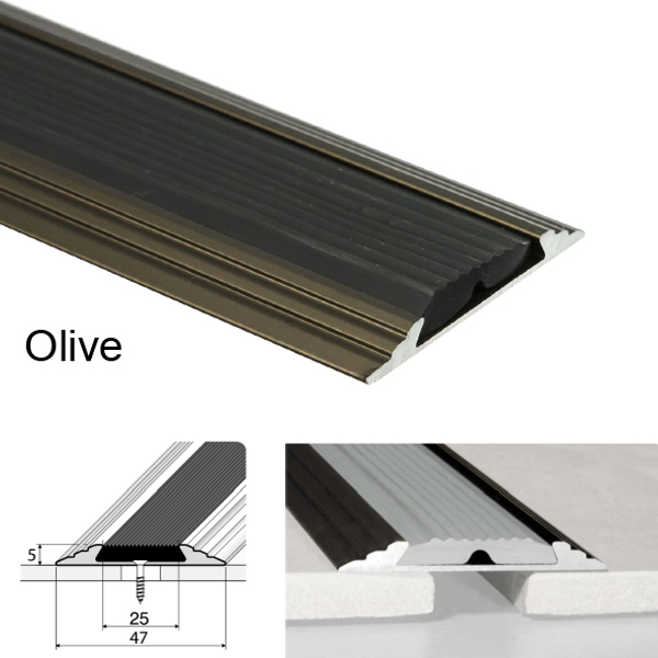 Shop Top Quality Aluminium Flat Non Slip Door Threshold A10 50mm ...