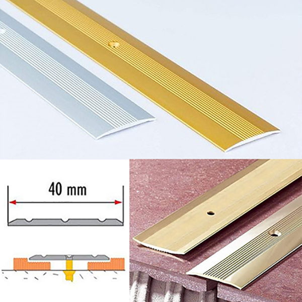 Buy Best Quality Aluminium Grooved Floor Trim 38mm For Joined Carpets
