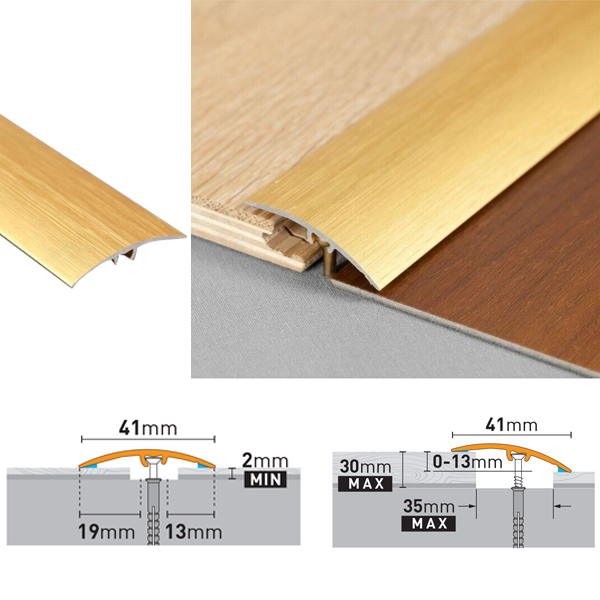 Buy Premium Quality Anodised Aluminium Brushed Door Floor Bar Edge Trim ...