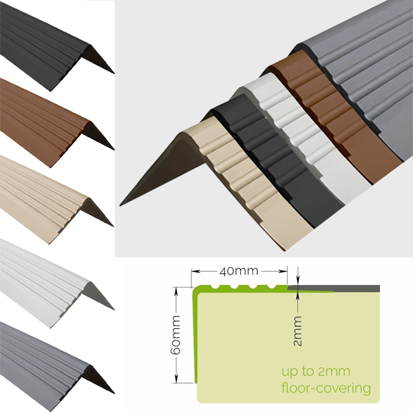 Shop Best Quality Anti-Slip Bullnose Stair Nosing Rubber Angle Step ...