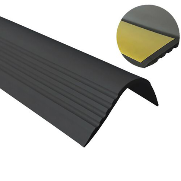 Buy High Quality Bullnose Non Slip Stair Nosing PVC Rubber Angle Step Edge