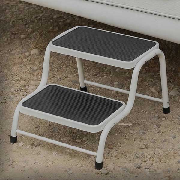 Shop Double Caravan Step Stool – Non Slip Safety Steps