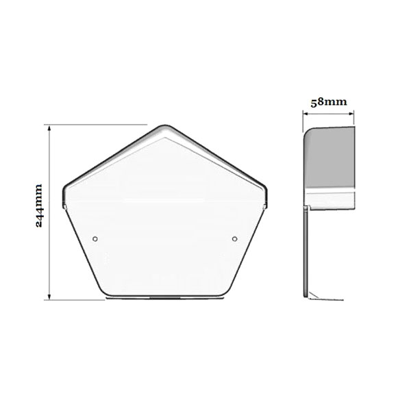 Shop Premium Quality PVC Dry Verge U Ridge End Cap