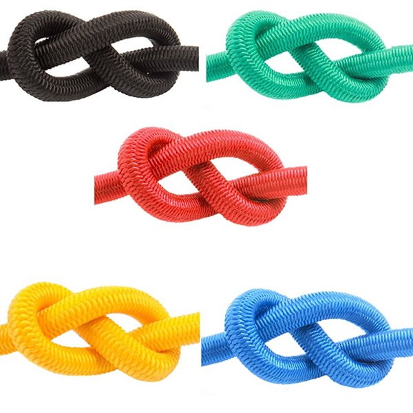 Buy Good Quality Blue Flexible Elastic Bungee Cord for Secure Tie-Downs