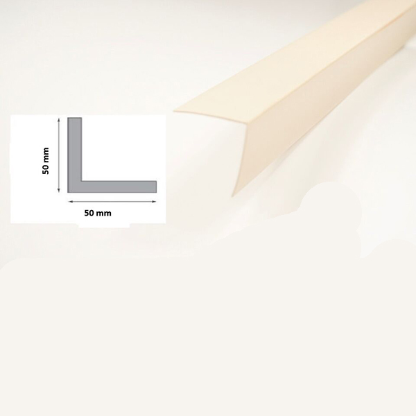 Shop Premium Quality 1m Ivory Plastic PVC Corner 90 Degree Angle Trim