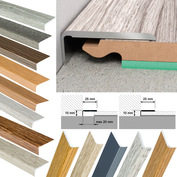 Buy Premium Quality Laminate Floor Edge Profile Trims Door Threshold 1m ...