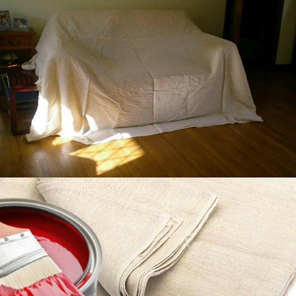 Buy High Quality Heavy Duty Large Dust Sheet Cotton Twill Professional ...