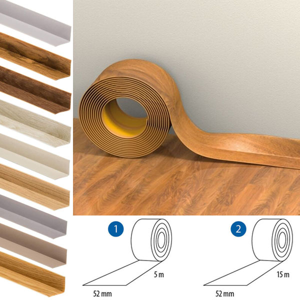 Buy Top Quality PVC Flexible Skirting Board Self Adhesive Transition ...