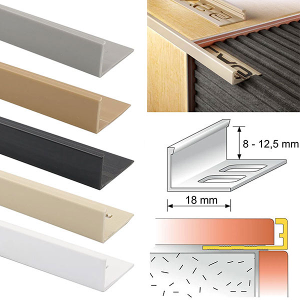 Shop Best Quality PVC Straight Edge L Shaped Tile Trim