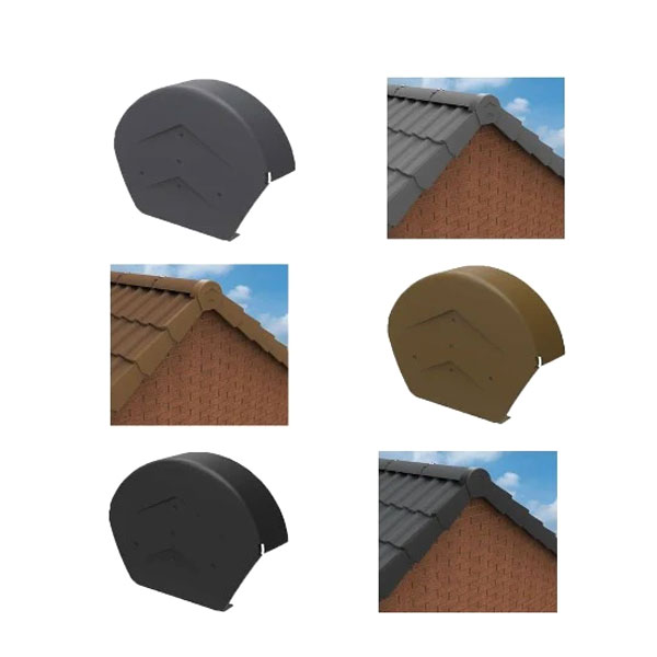 Shop Premium Quality Ridge End Cap for Dry Verge Systems