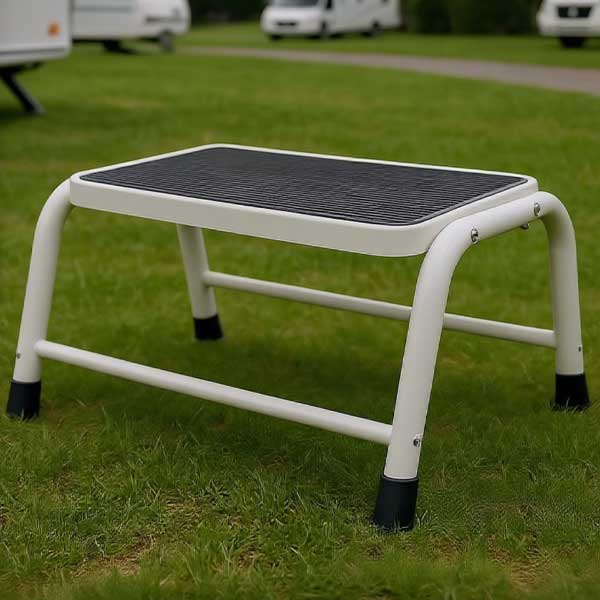 Buy Single Caravan Step Stool – Steel with Non Slip Rubber