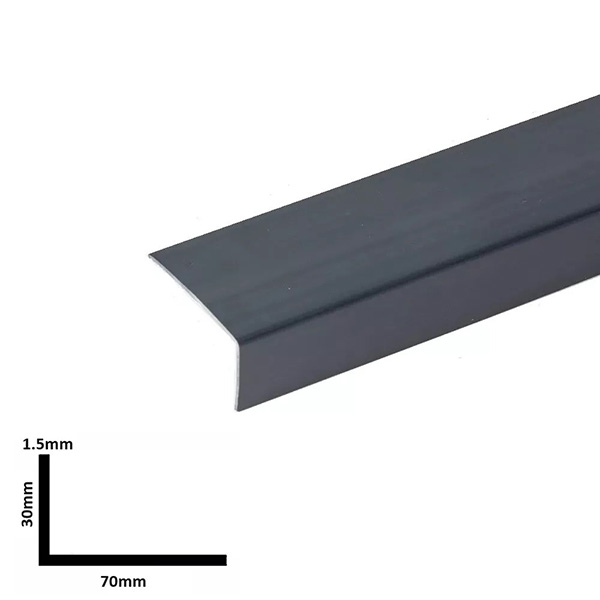 Unequal Angle Plastic Trim PVC Cover Strip Rigid Corner Angle Edging 1 ...