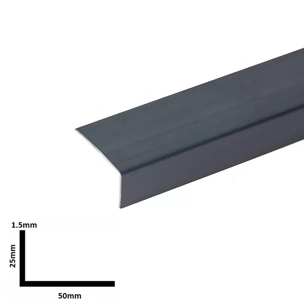 Unequal Angle Plastic Trim PVC Cover Strip Rigid Corner Angle Edging 1 ...
