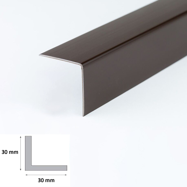 Buy Good Quality 1m Brown Plastic PVC Corner 90 Degree Angle Trim