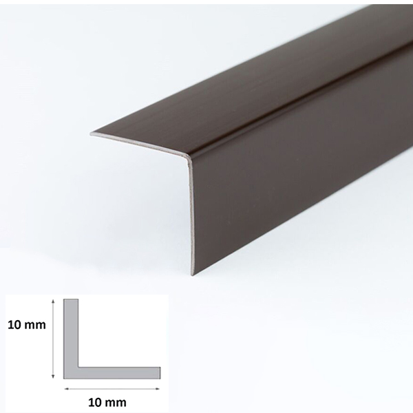 Buy Good Quality 1m Brown Plastic PVC Corner 90 Degree Angle Trim