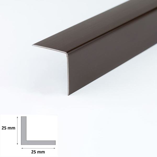 Buy Good Quality 1m Brown Plastic PVC Corner 90 Degree Angle Trim