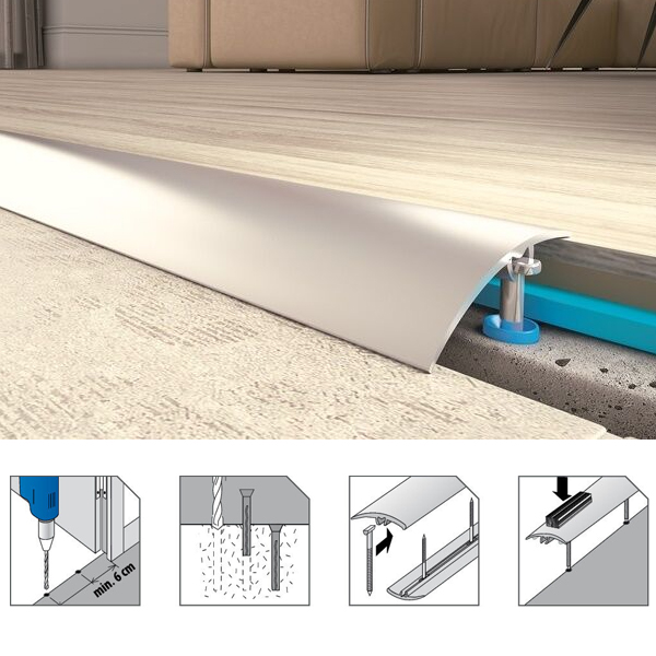 Buy High Quality Almunium Door Bars Threshold Strip Transition Trim ...