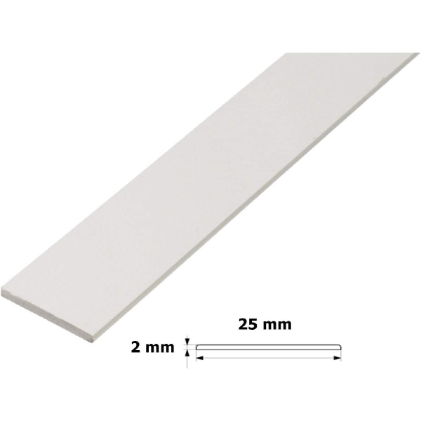 Shop Top Quality Flat BAR Trim Door Window Architrave White PVC Cover Strip