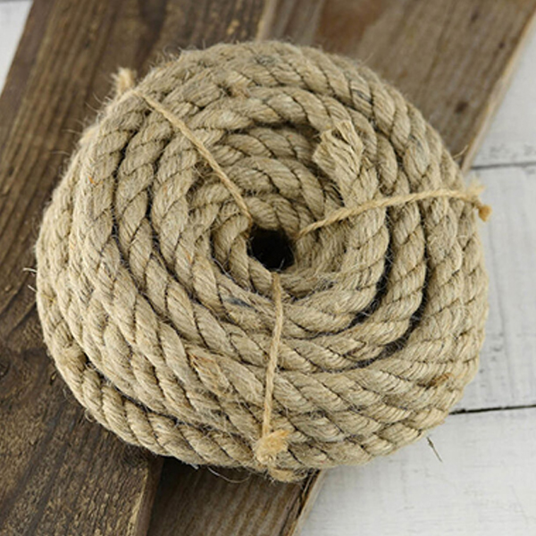 Buy High Quality 1m Long Jute Rope Strong Twisted Decking Cord Garden ...