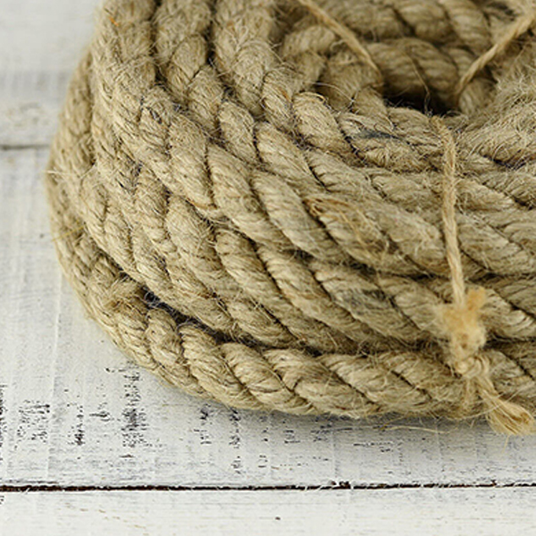 Buy High Quality 1m Long Jute Rope Strong Twisted Decking Cord Garden ...