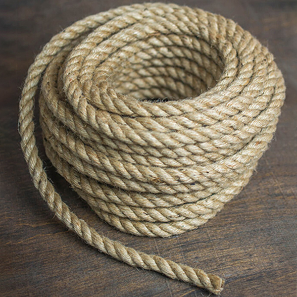 Buy High Quality 1m Long Jute Rope Strong Twisted Decking Cord Garden ...