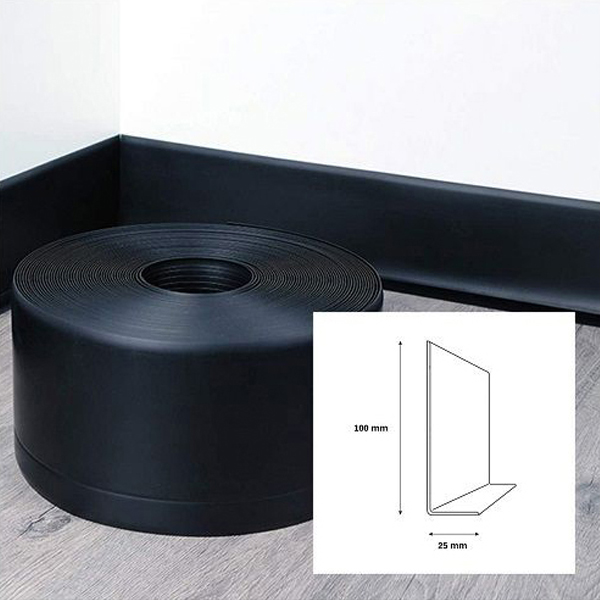 Shop High Quality PVC Flexible Skirting Board for Floors & Walls 10m Roll