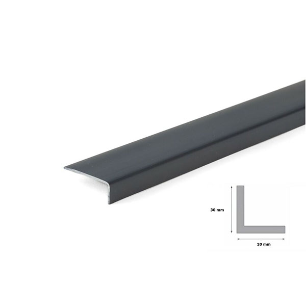 Buy Good Quality 1m Unequal Anthracite Plastic Pvc Corner 90 Degree ...