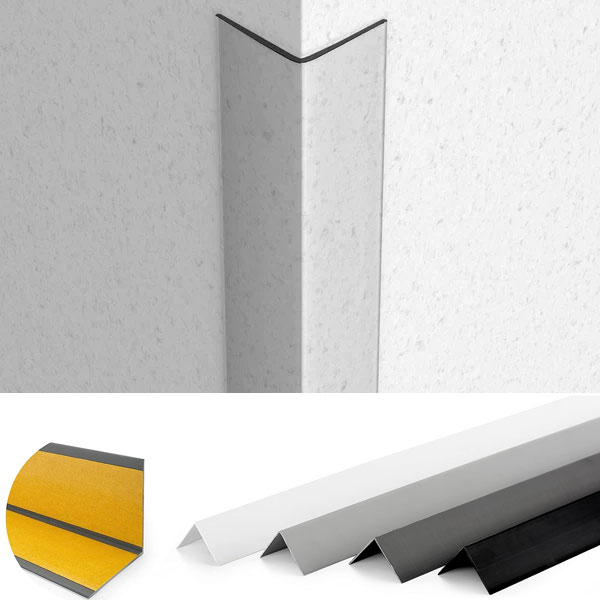 Buy Top Quality 1 Metre Self-Adhesive Plastic PVC Corner 90 Degree ...