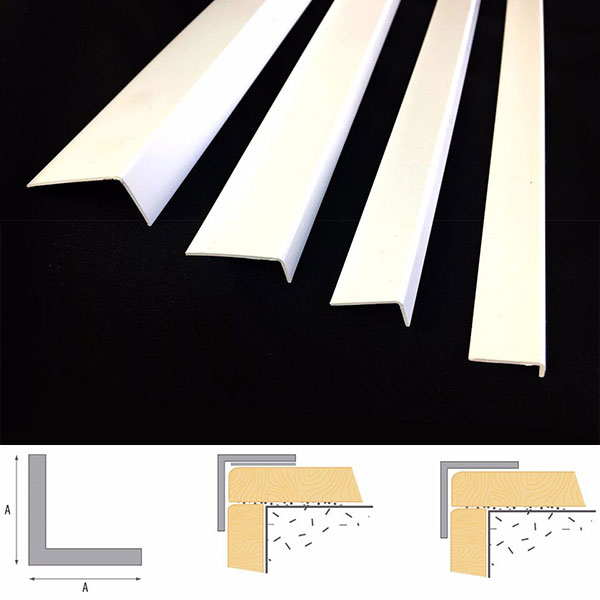 Shop High Quality 1m Plastic PVC corner 90 Degree Angle Trim Self Adhesive